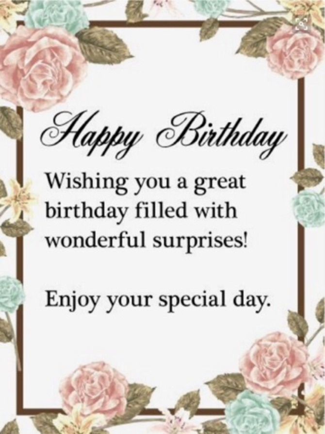 Happy Birthday To A Woman Pictures Postcards Poems And Prose