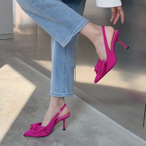 Slingback shoes - how to wear, what to combine