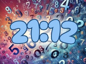 What does the time 21:12 mean on the clock