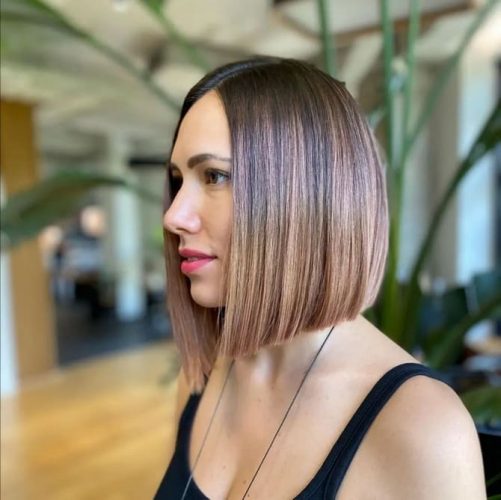 Glass hair - a fresh trend for spring 2024