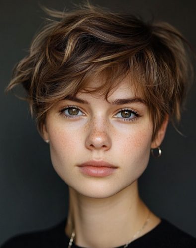 Soft Pixie-Frisur: Modetrend von 2025