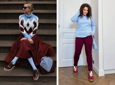What colors go with burgundy - stylish options